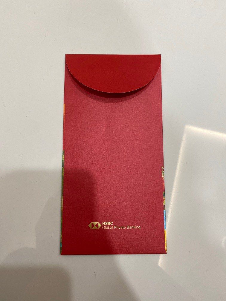 HSBC private bank red packet (1pc), Hobbies & Toys, Stationery & Craft ...