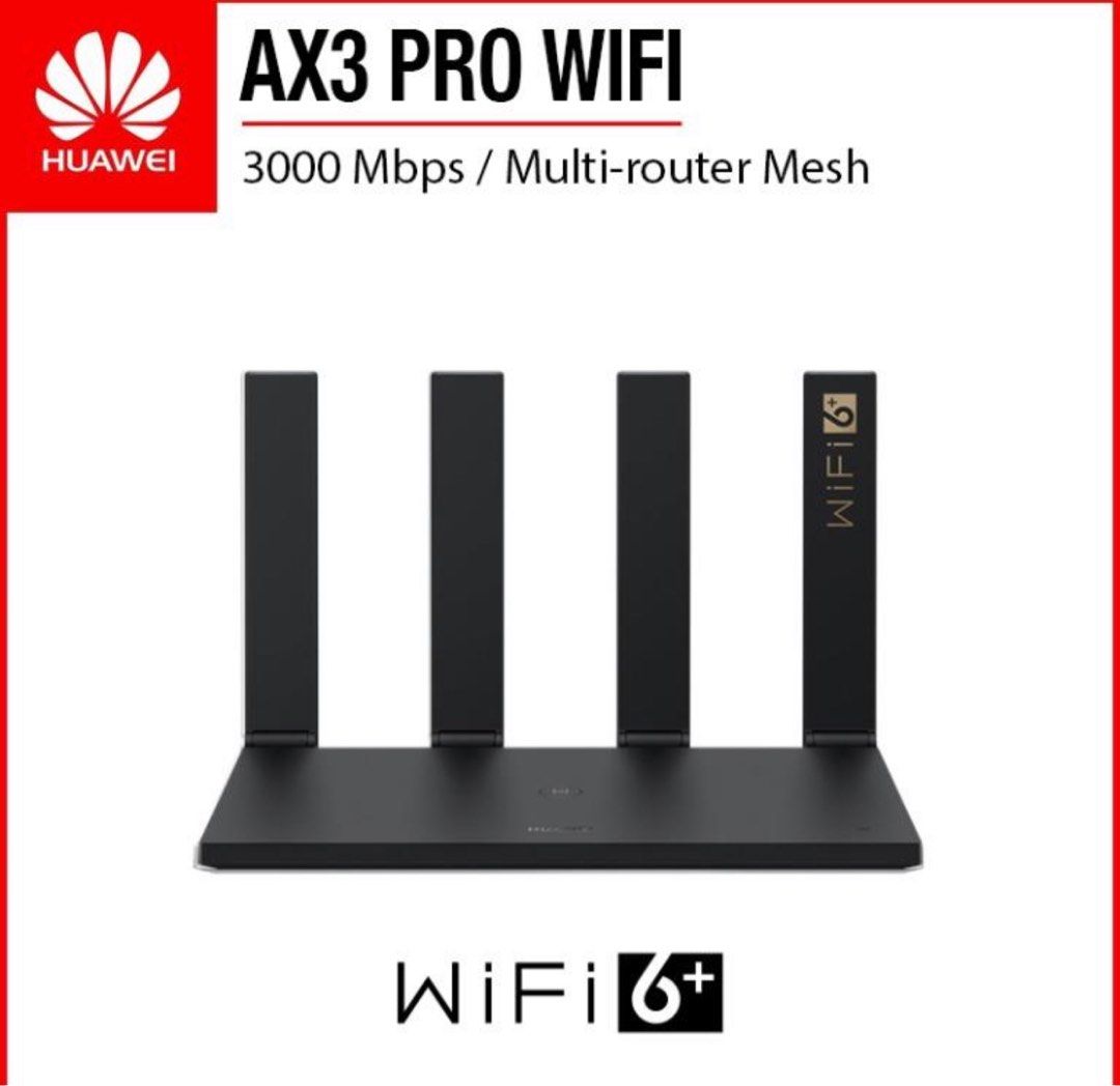 Huawei AX3 Pro wifi 6+ Router AP Mesh, Computers & Tech, Parts & Accessories, Networking on ...