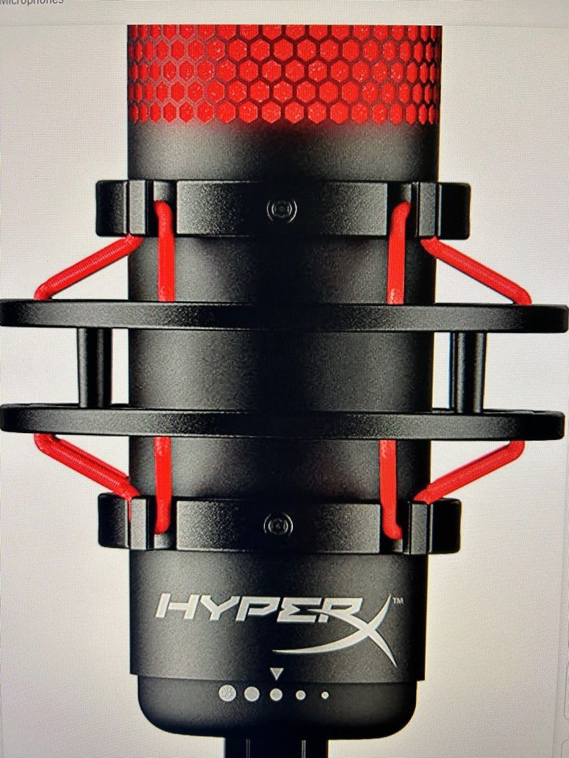 HyperX Quadcast USB Condensing mic, Audio, Microphones on Carousell