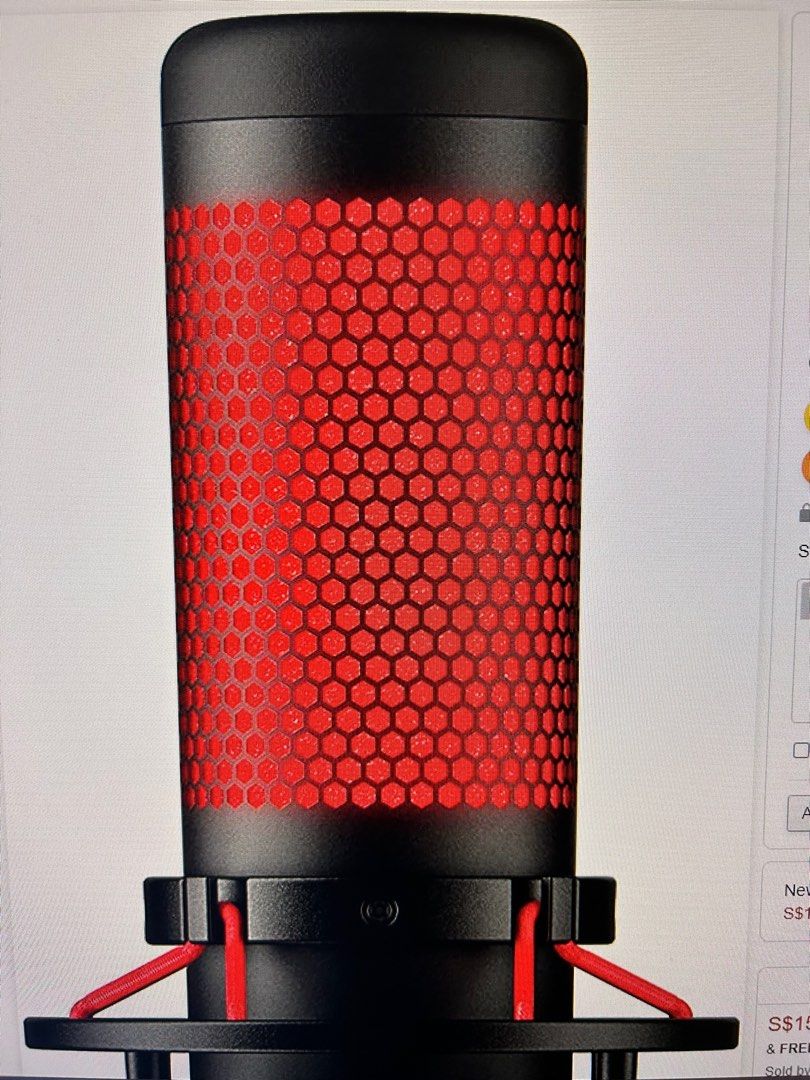 HyperX Quadcast USB Condensing mic, Audio, Microphones on Carousell