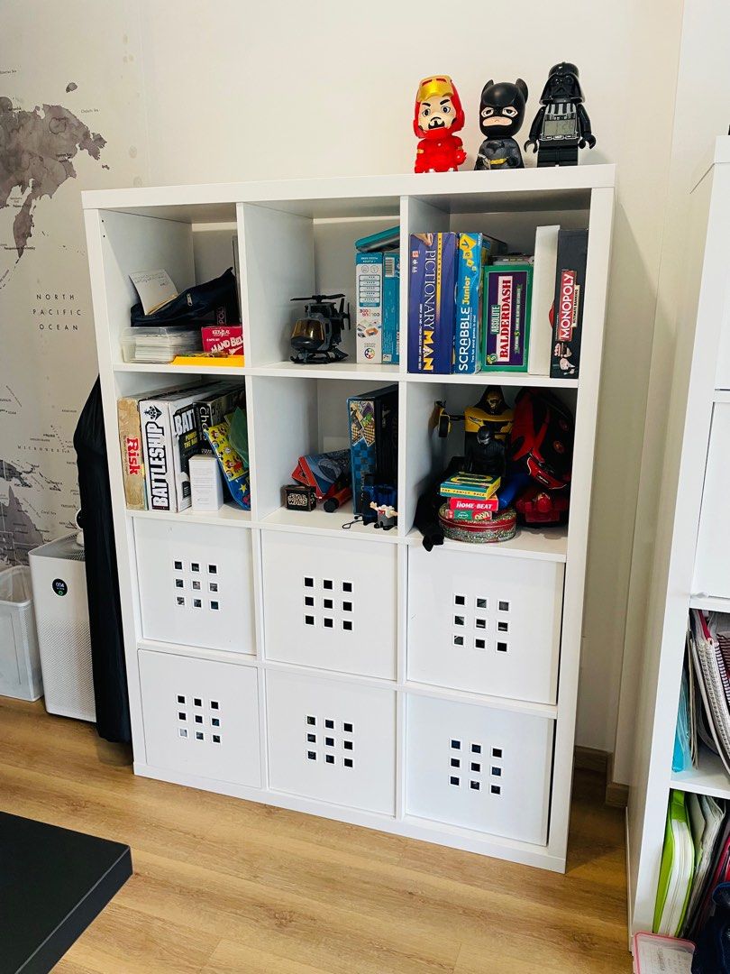 IKEA Kallax Shelving Unit (3x4 cubbies), Furniture & Home Living ...