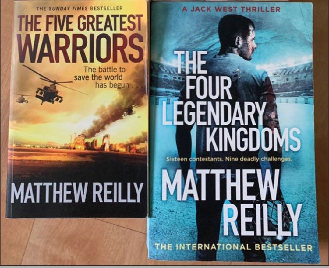 Jack West Jr Novels (3-4) By Matthew Reilly, Hobbies & Toys, Books ...