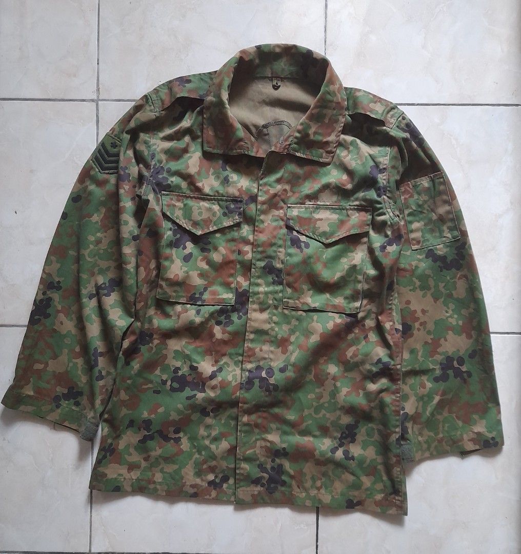 Jietai japan army JSDF military uniform original, Fesyen Pria, Pakaian ...