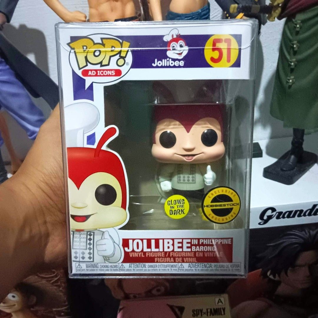 Jollibee Barong Glow In The Dark Funko Pop (Hobbiestock), Hobbies ...