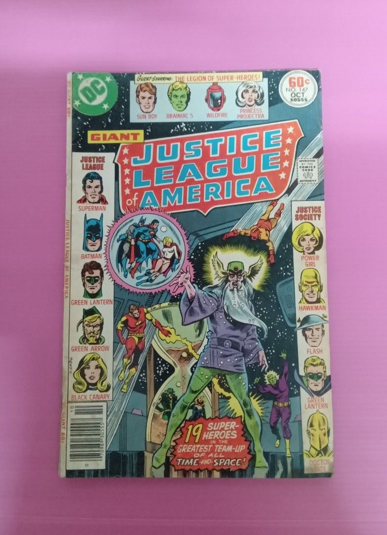 Justice League Of America #147 ( Dick Dillin - Cover Art ) DC BRONZE ...