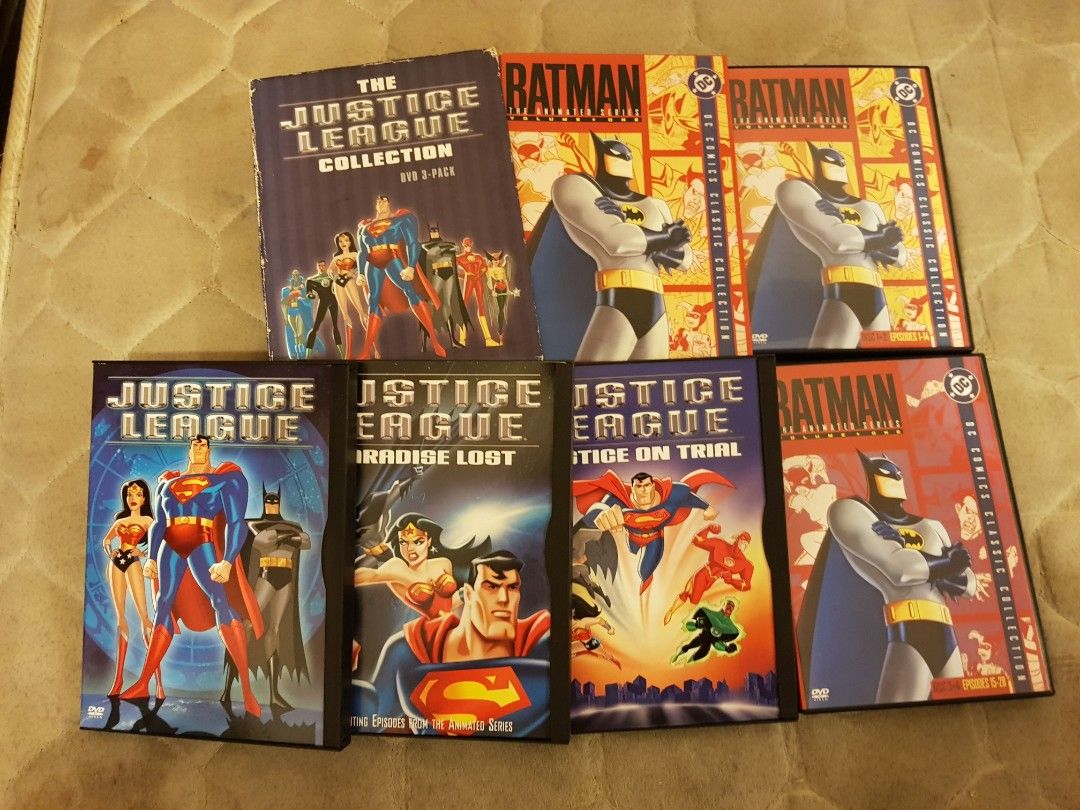 Justice League/Superman/Batman Animated Series DCEU Boxsets Collectible ...