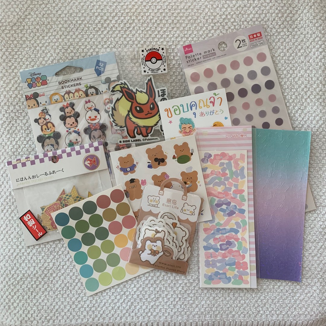 korean journal stickers aesthetic, Hobbies & Toys, Stationery & Craft ...