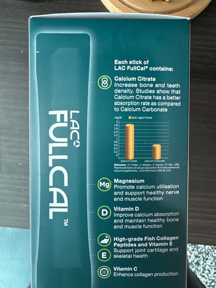 LAC Calcium Citrate Supplement Formula Lemon Flavour, Health ...