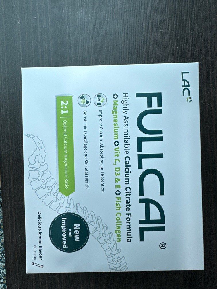 LAC Calcium Citrate Supplement Formula Lemon Flavour, Health ...