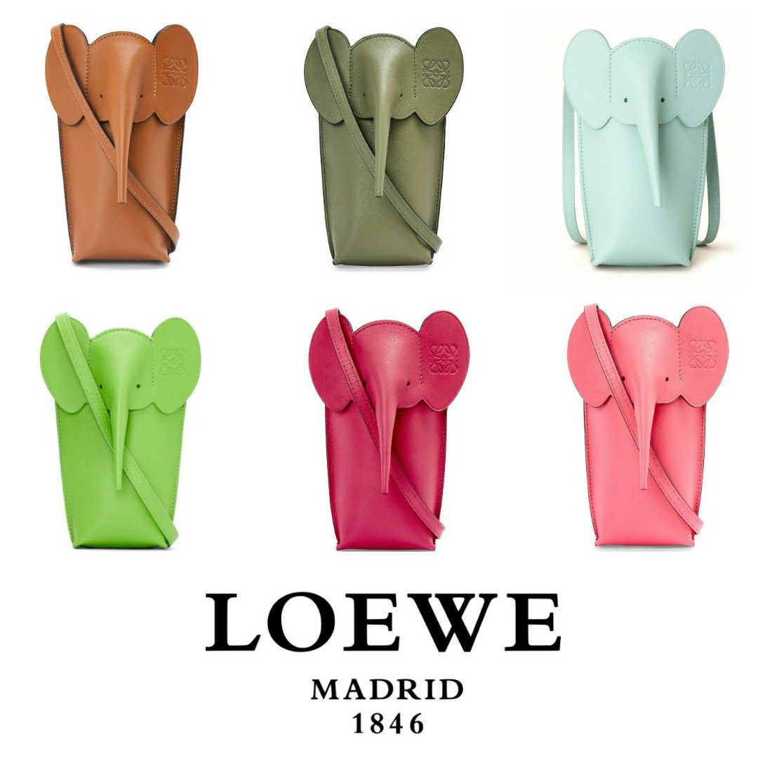 LOEWE Elephant Pocket In Classic Calfskin, Luxury, Bags & Wallets on ...