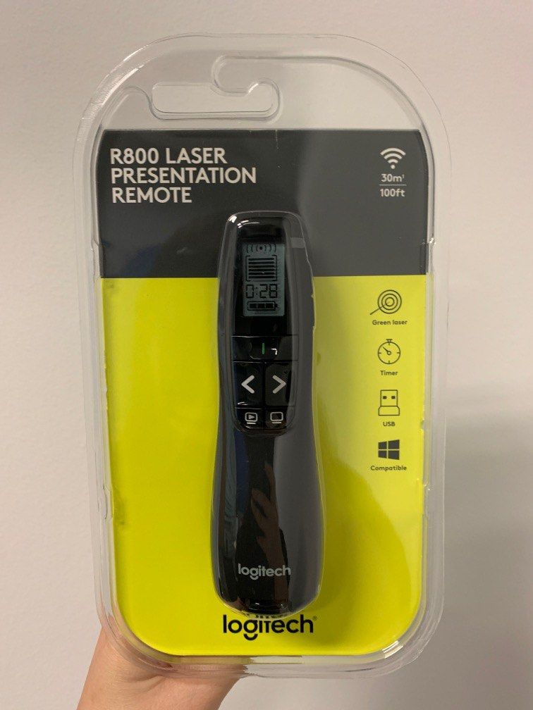 Logitech R800 Laser Presentation Remote, Computers & Tech, Parts ...