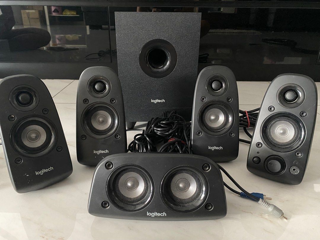 Logitech Surround Sound System Z Audio Soundbars Speakers Amplifiers On Carousell