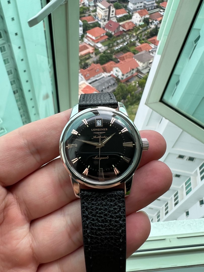 Longines Conquest Heritage L1.611.4.52.2 (Like Brand New & Full Box) , Luxury, Watches on Carousell