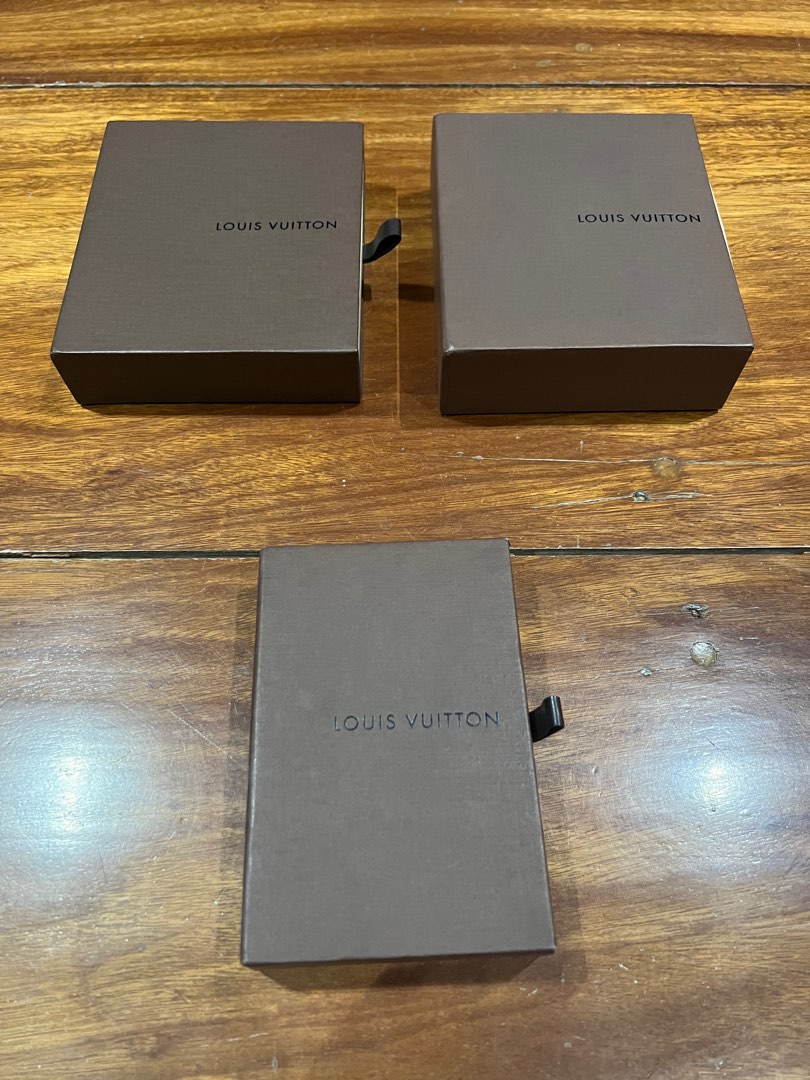 Louis Vuitton Wallet and Card Holder Box, Men's Fashion, Watches ...