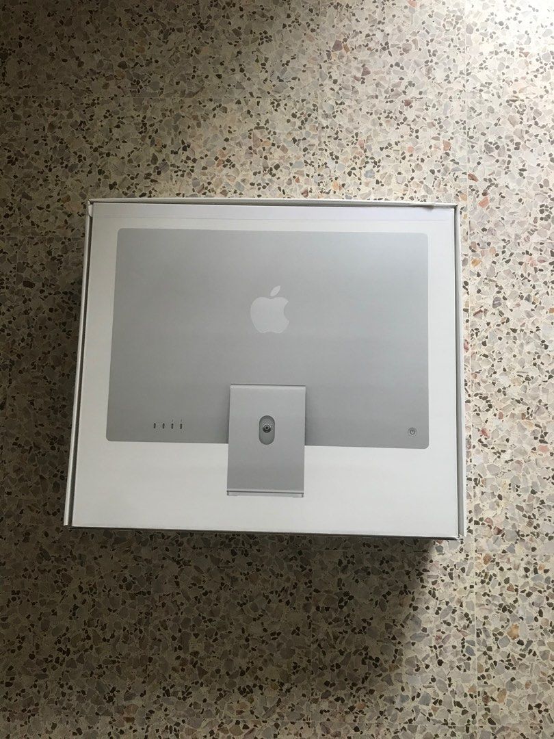 M1 Apple iMac box sliver empty, Computers & Tech, Desktops on Carousell