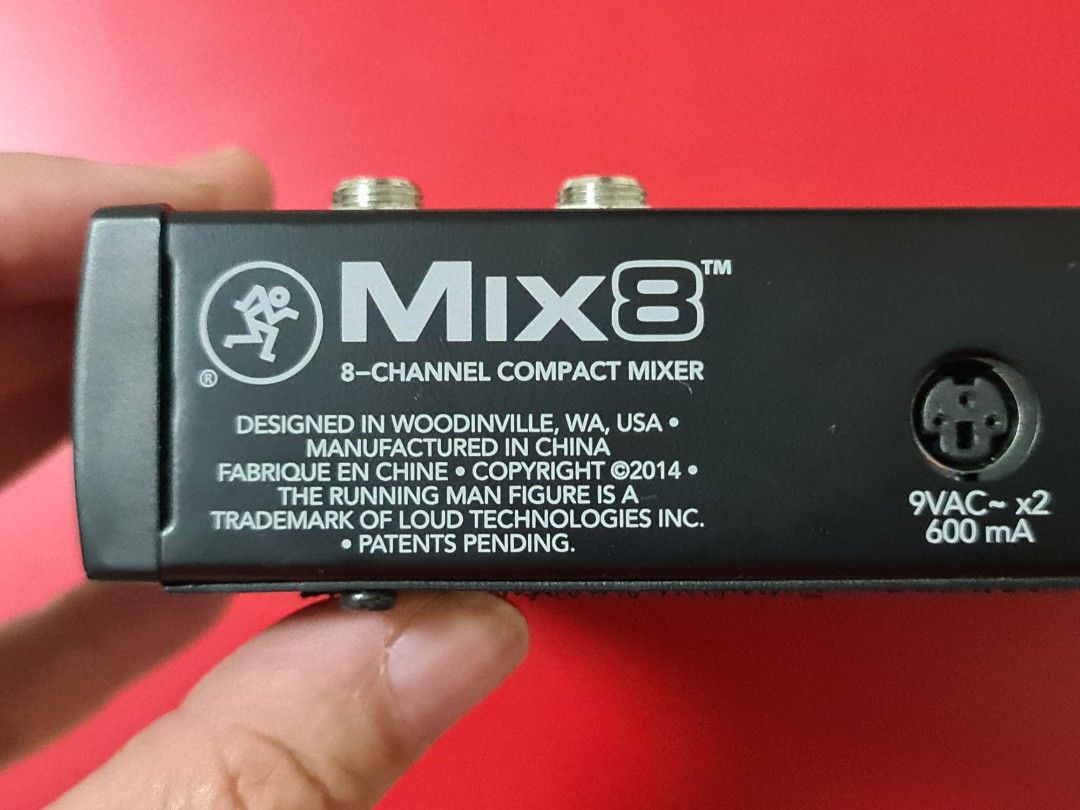 MACKIE Mix 8 Channel Audio Compact Mixer Mix8 Sound, Hobbies & Toys ...