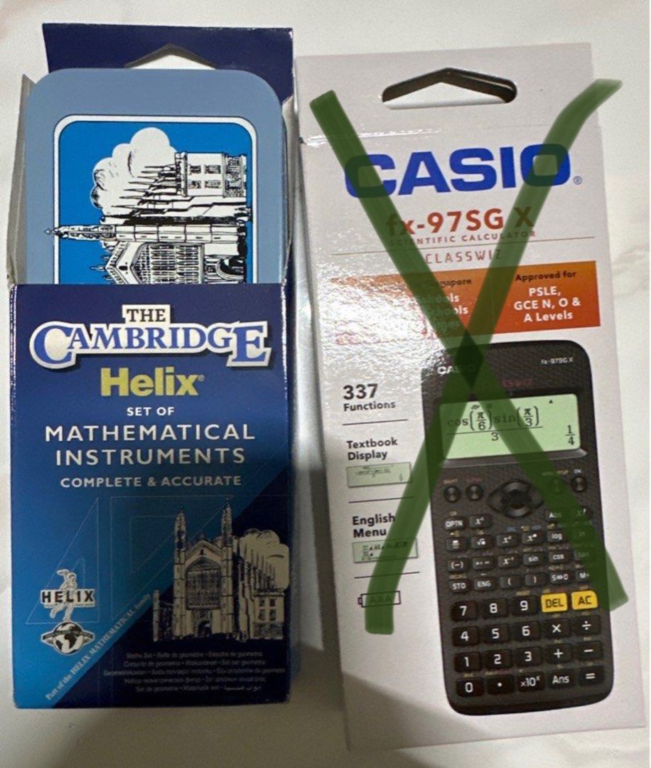 Math instruments - new!, Hobbies & Toys, Books & Magazines, Assessment ...