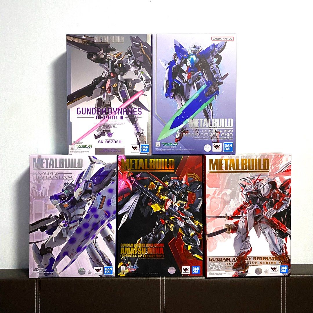 Metal Build Gundam Dynames Repair Exia Device Hi Nu Amatsu Mina Red ...