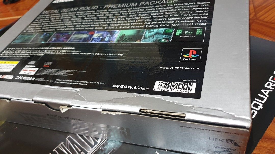 Metal Gear Solid Premium Package Complete Japan Region PS1 Playstation ...