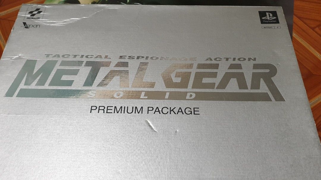 Metal Gear Solid Premium Package Complete Japan Region PS1 Playstation ...