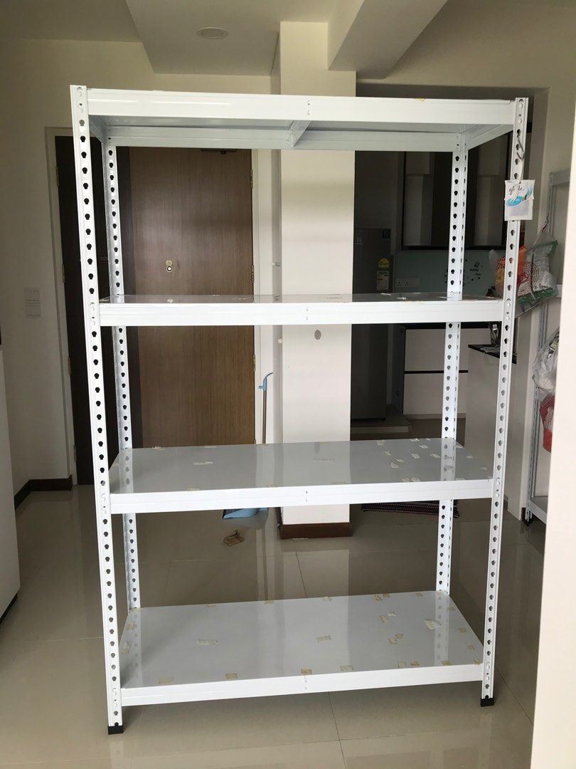 Metal Shelving 3-tier Rack, Furniture & Home Living, Furniture, Shelves ...