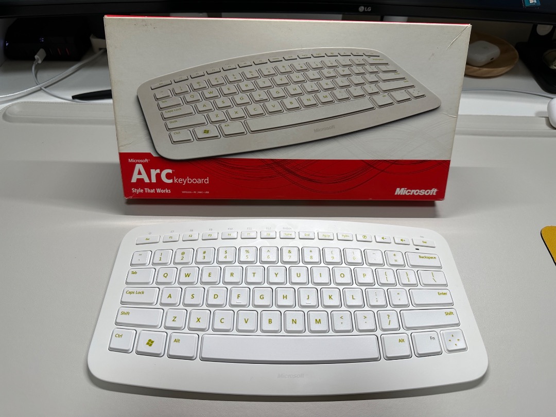Microsoft Arc Keyboard for Mac and Windows, 電腦＆科技, 電腦周邊及配件, 電腦鍵盤及相關產品 ...