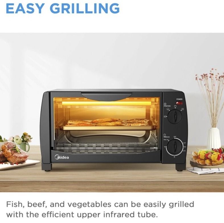 Midea Toaster Oven 10L (has Safety Mark) (Brand New - Original Sealed ...