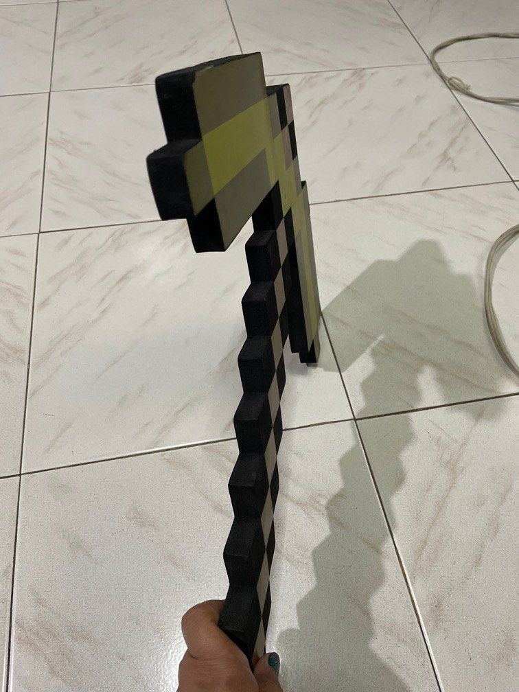 Minecraft Axe toy, Hobbies & Toys, Toys & Games on Carousell