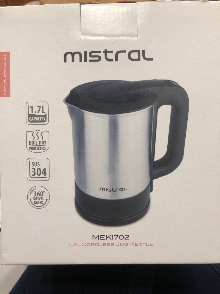 Mistral Cordless Kettle (1.7L), TV & Home Appliances, Kitchen ...