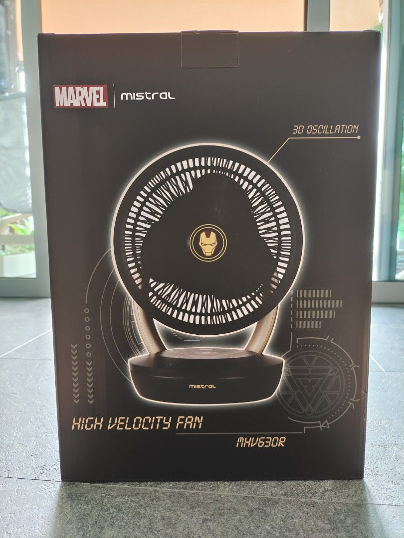 Mistral x Marvel 6-Inch High Velocity Fan MHV630R-MV, Furniture & Home ...