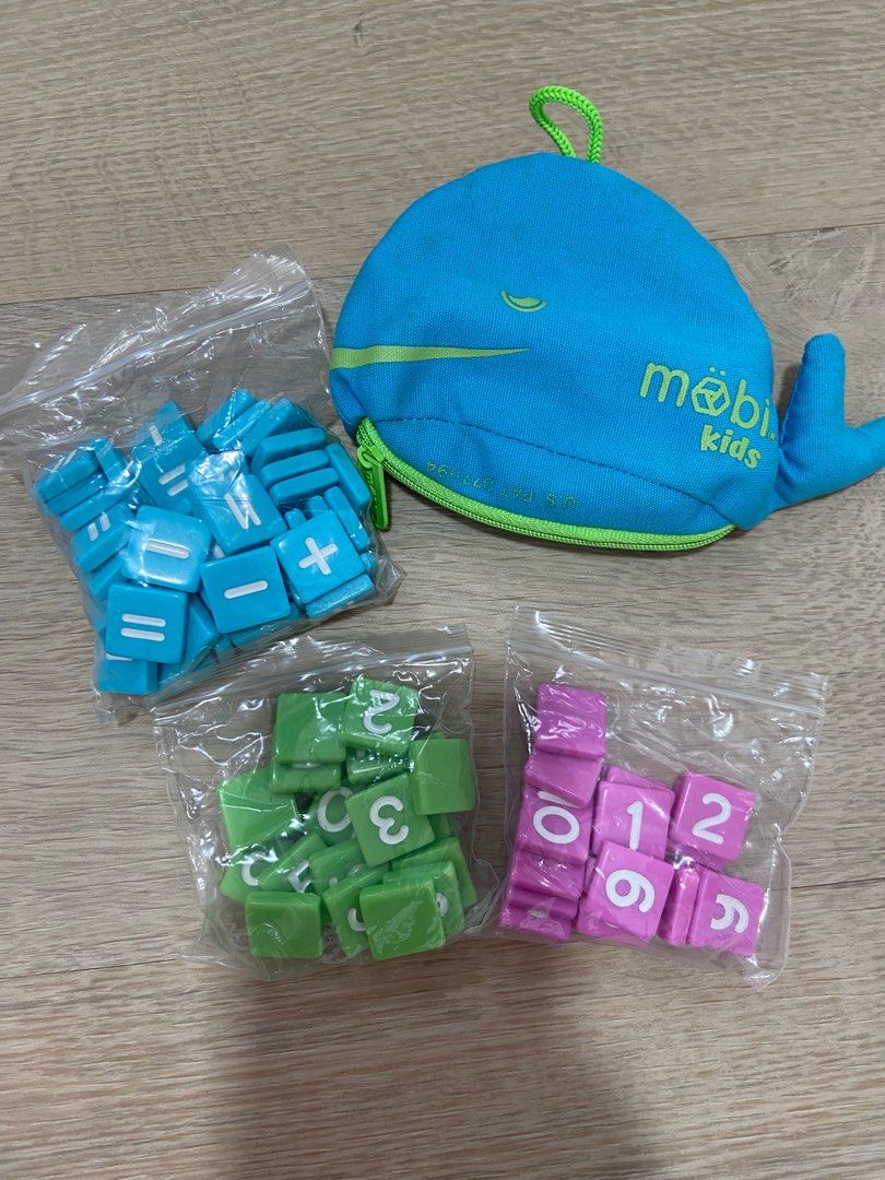 mobi kids math scrabble game, Hobbies & Toys, Toys & Games on Carousell