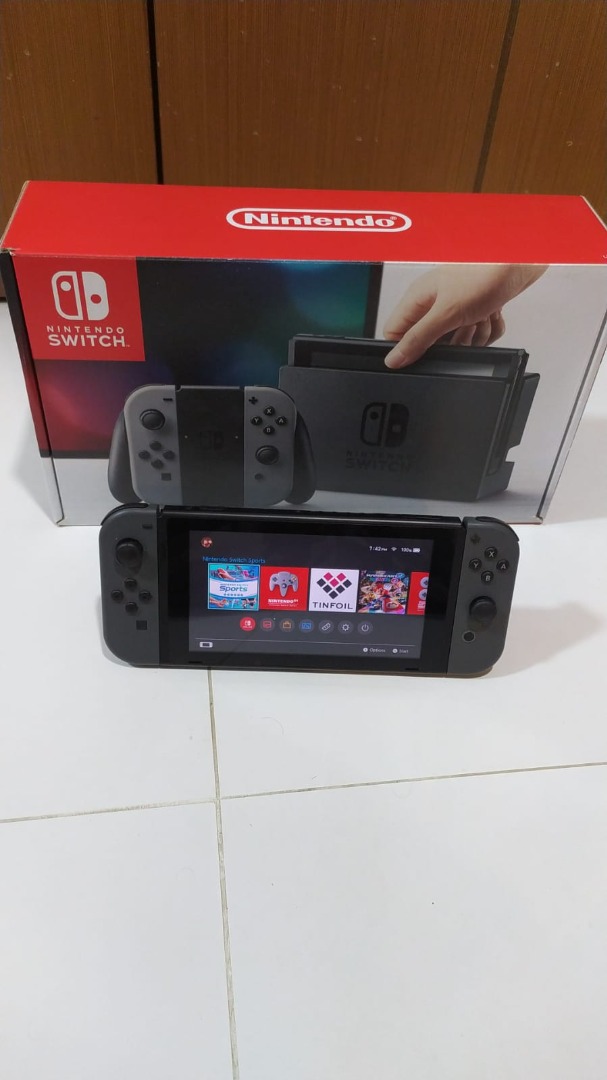 Modded Nintendo Switch full set with box 128/256/512 GB storage options ...