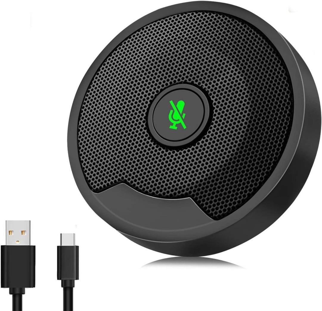 MTFY Conference USB Microphone for Computer, Omni-directional Condenser ...