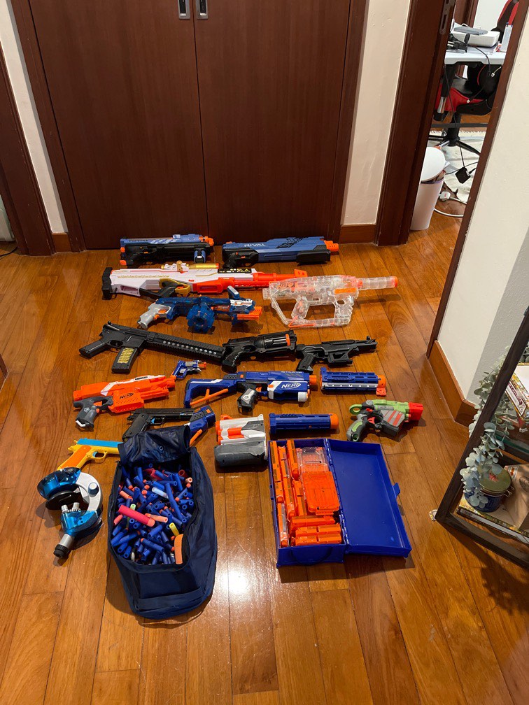 Nerf guns fire sale, Hobbies & Toys, Toys & Games on Carousell