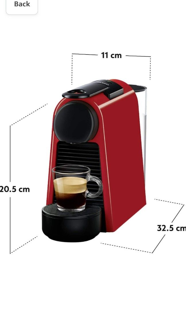 Nespresso Essenza Mini Ruby Red, TV & Home Appliances, Kitchen ...