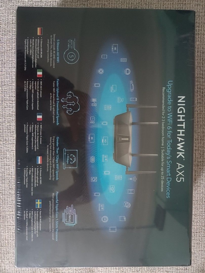 Netgear RAX43 Nighthawk AX5, Computers & Tech, Parts & Accessories ...