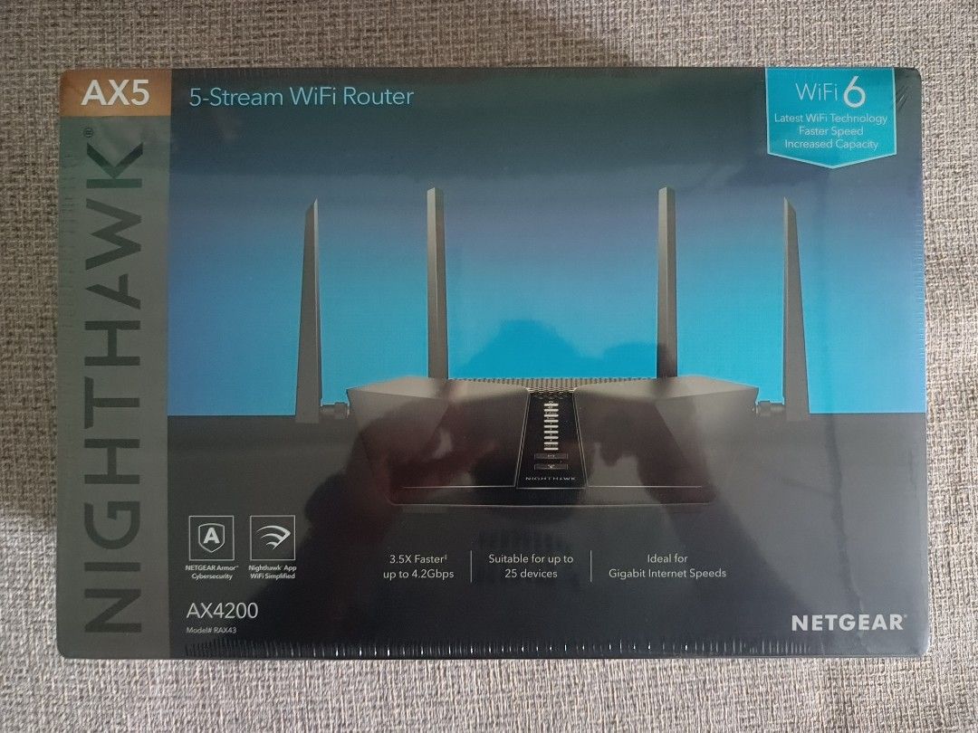Netgear RAX43 Nighthawk AX5, Computers & Tech, Parts & Accessories ...