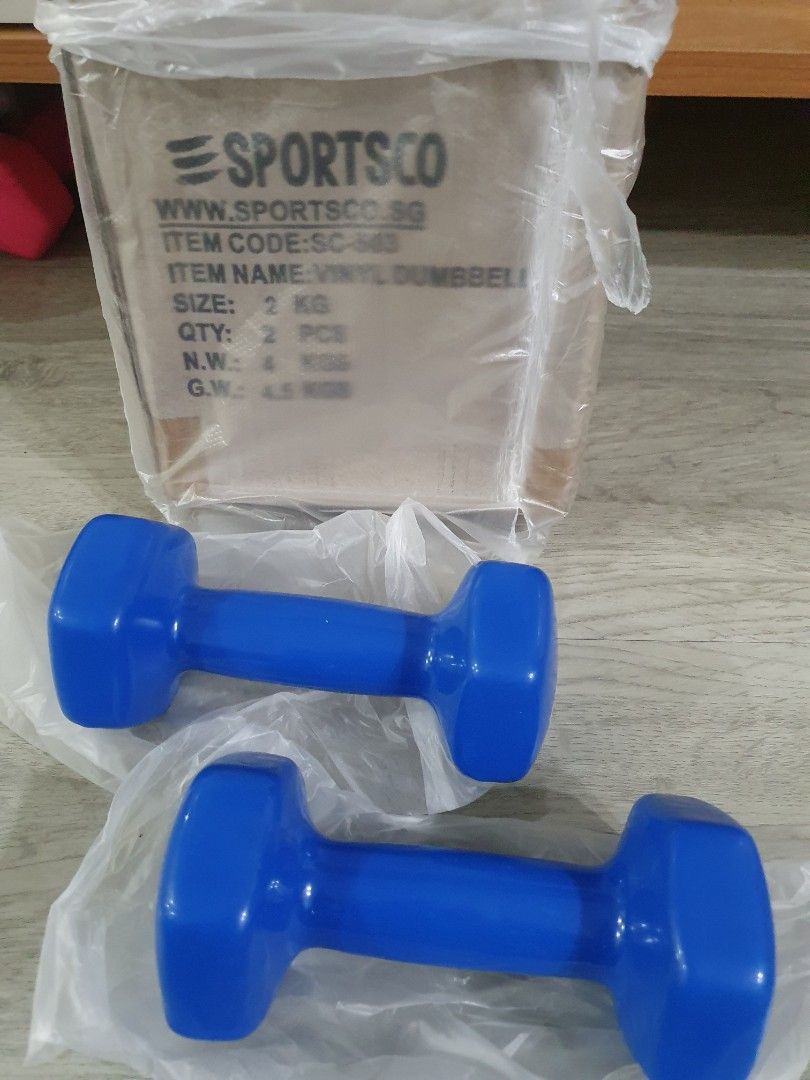 New 2kg dumbell to sell, Sports Equipment, Exercise & Fitness, Weights & Dumbbells on Carousell