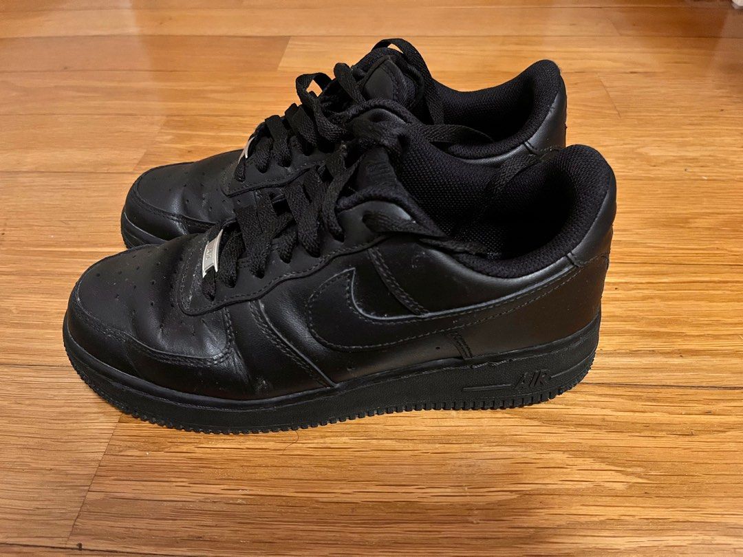 Nike AF1 (black), Women's Fashion, Footwear, Sneakers on Carousell