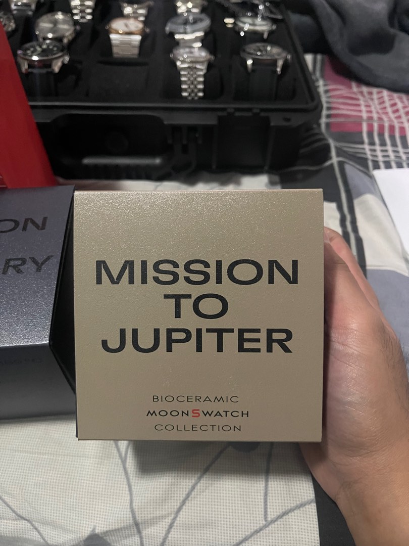 Omega Moon Swatch Jupiter, Men's Fashion, Watches & Accessories ...