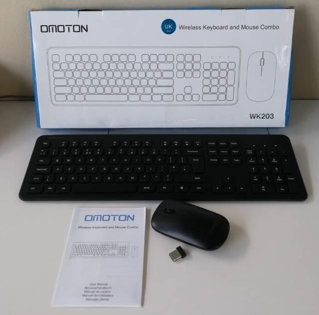 OMOTON - Wireless Keyboard and Mouse Combo (UK), Computers & Tech, Parts & Accessories, Computer ...