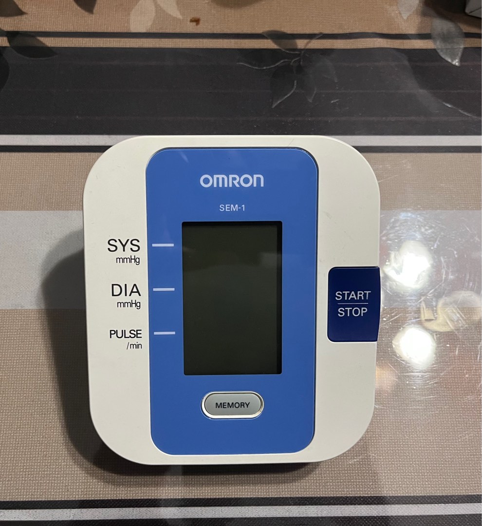 OMRON SEM-1 Blood Pressure Monitor, Health & Nutrition, Health Monitors ...