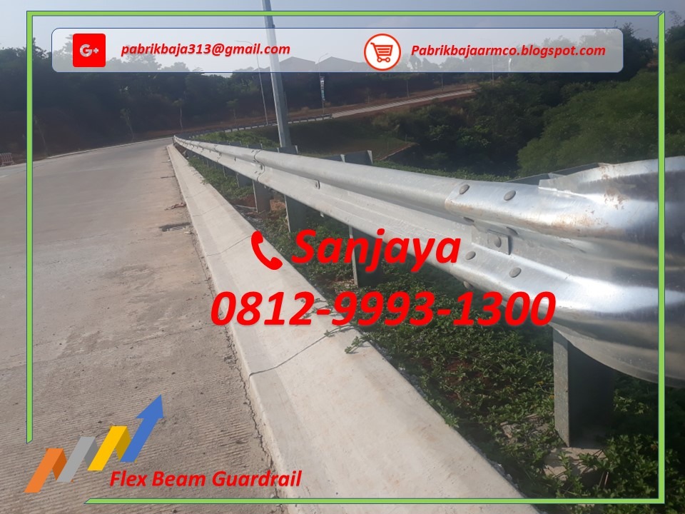 Pagar Pengaman Jalan Flex Beam Guardrail TerMurah Di Indonesia, Serba ...