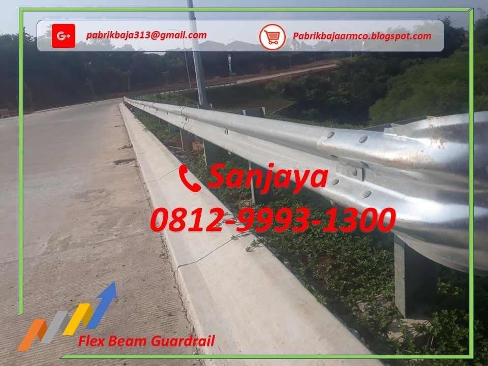 Pagar Pengaman Jalan Flex Beam Guardrail TerMurah Di Indonesia, Serba ...