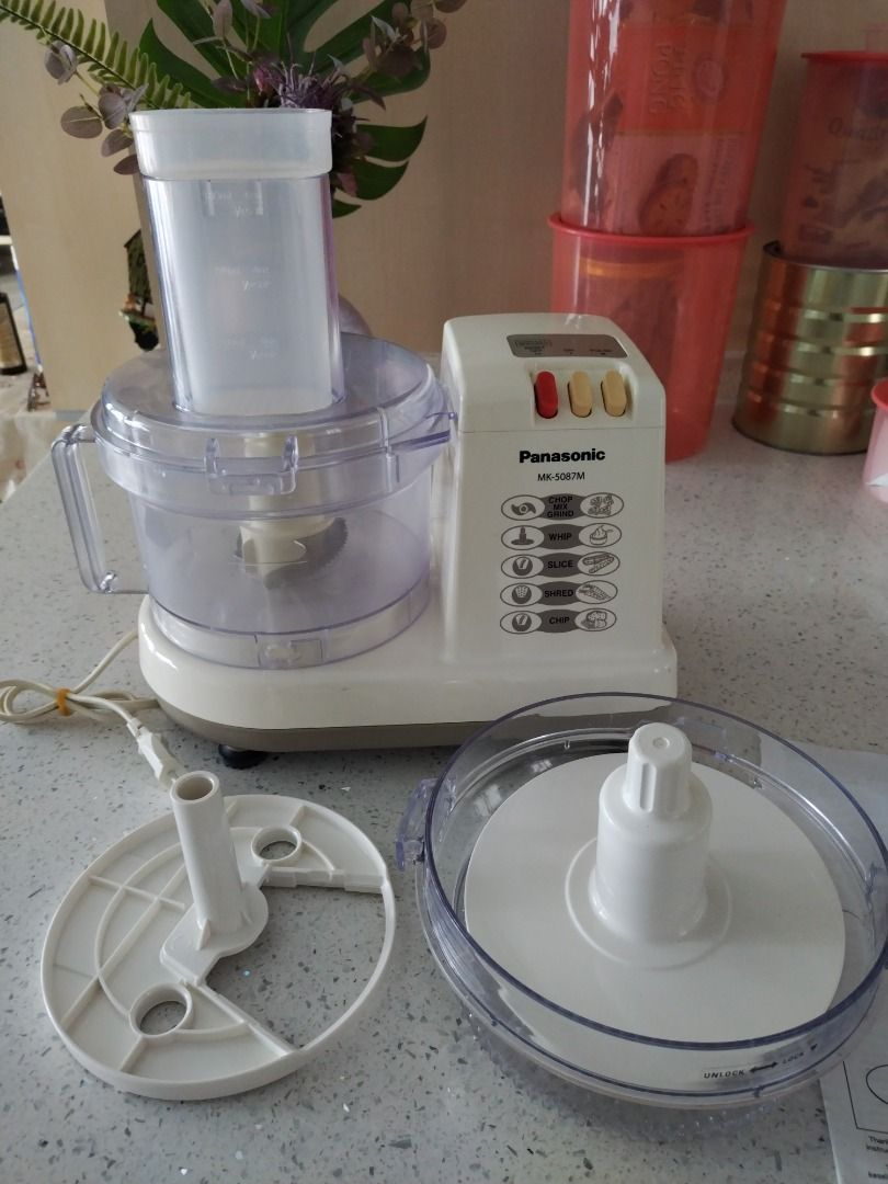 Panasonic Food Processor / Grinder / Mincer MK-5087M (250W) 1.2L, TV ...