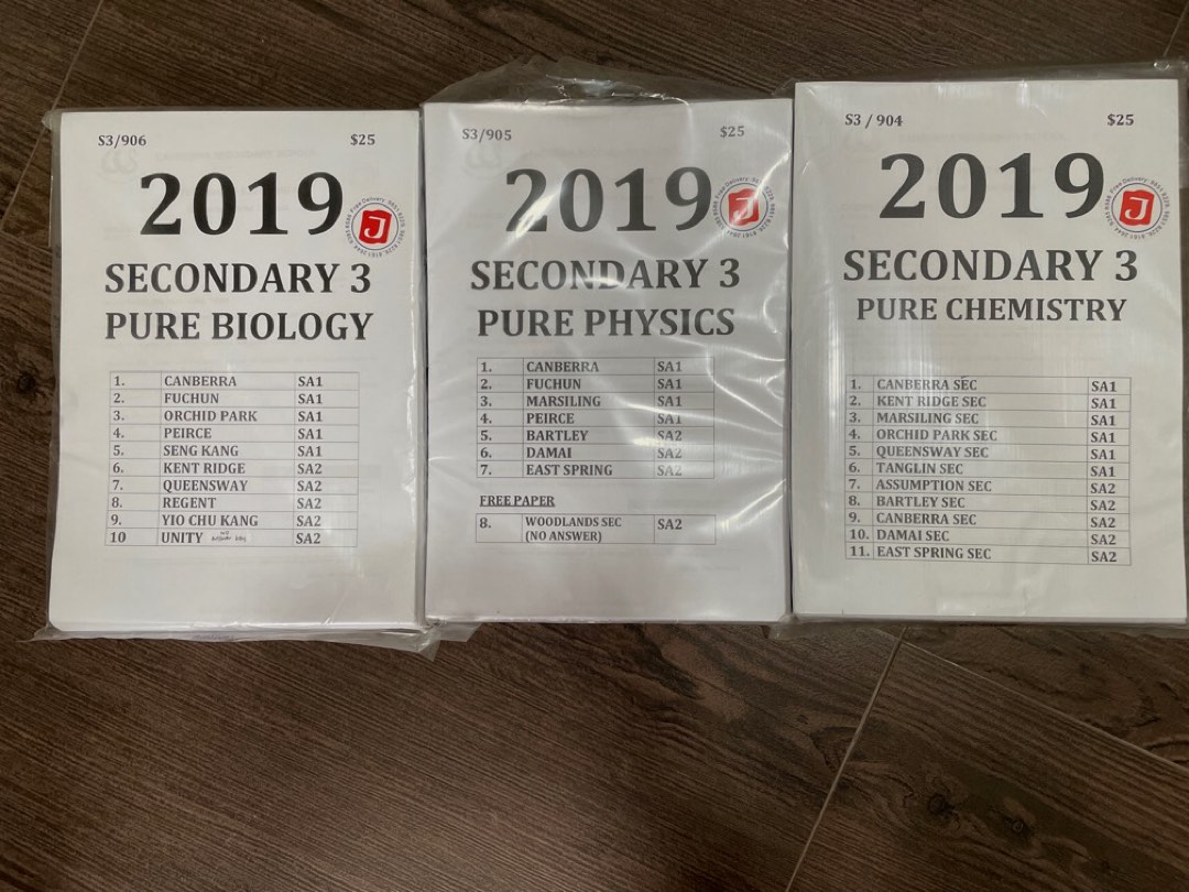 Past year papers Pure phys, chem, bio 2019, Hobbies & Toys, Books ...
