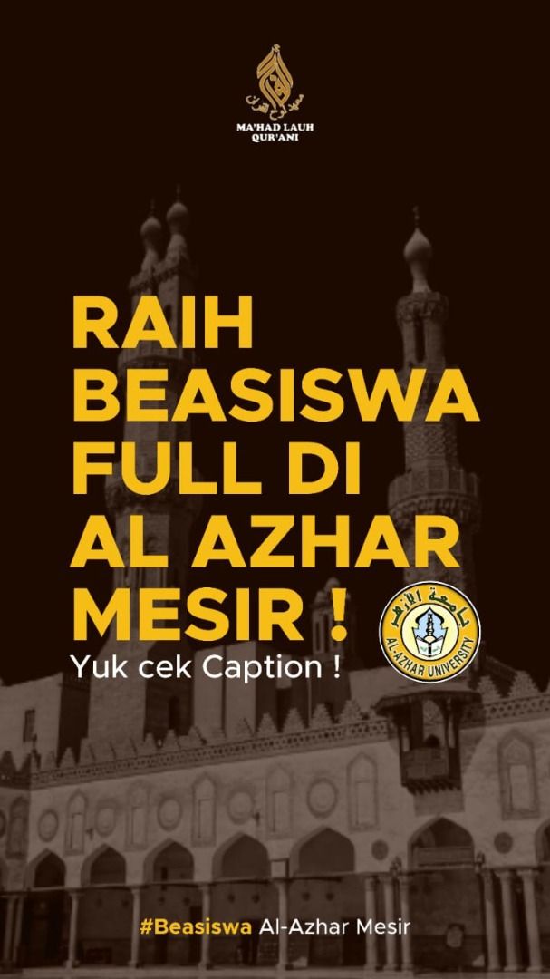 Pendaftaran Al Azhar Mesir 2023 | Beasiswa Al Azhar Kairo Mesir 2023 2024, Jasa, Lainnya di ...