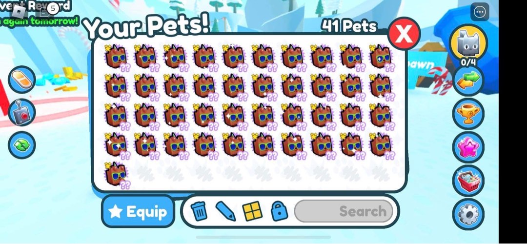 Pet simulator x exclusive party dog for only 2 pesos each, Video Gaming ...