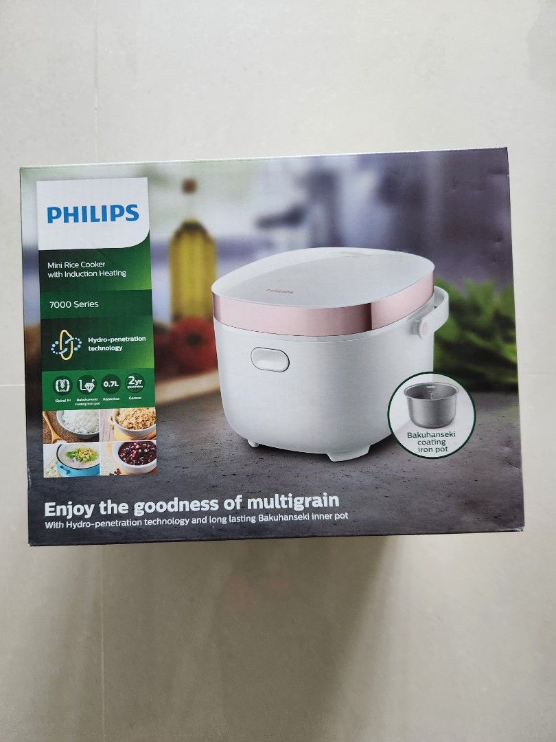 Philips Mini Rice Cooker 0.7l 7000 series, TV & Home Appliances ...