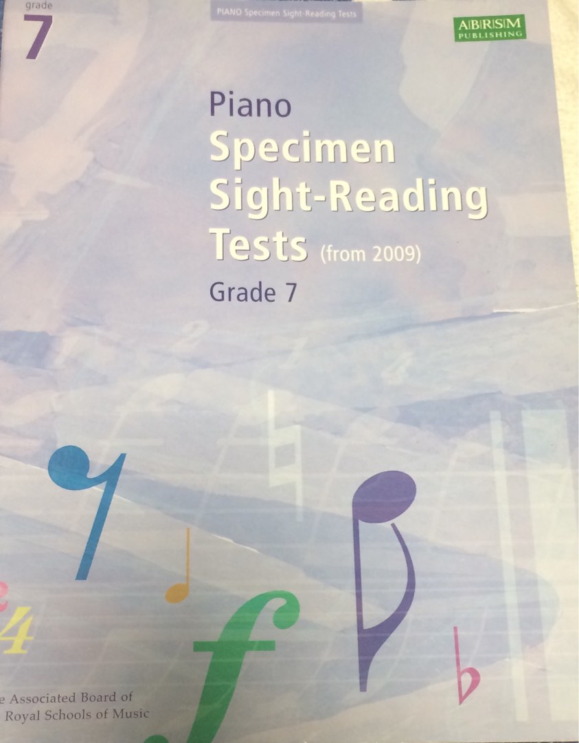 Piano Sight Reading Test, 興趣及遊戲, 書本 & 文具, 教科書 - Carousell